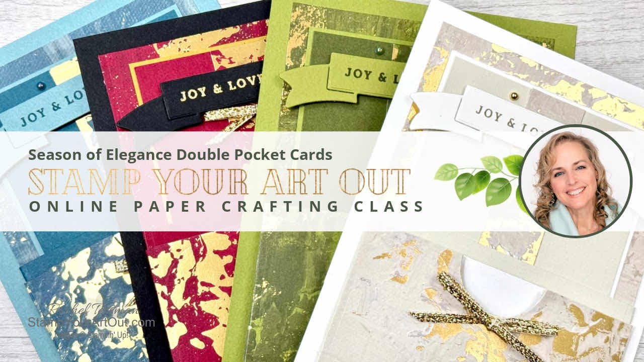 Season of Elegance Double Pocket Cards - YouTube