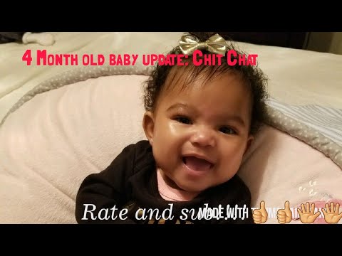 4 Month old baby update: Chit Chat & Organizing - YouTube