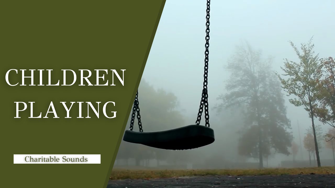 CHILDREN PLAYING IN PLAYGROUND SOUNDS | Therapeutic and Relaxing White ...