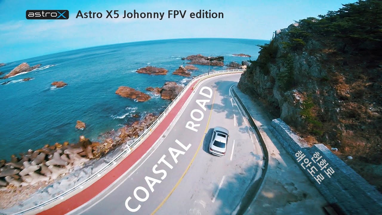 강릉 헌화로 해안도로 Coastal road | Astro X5 Johnny fpv edition drone flight ...