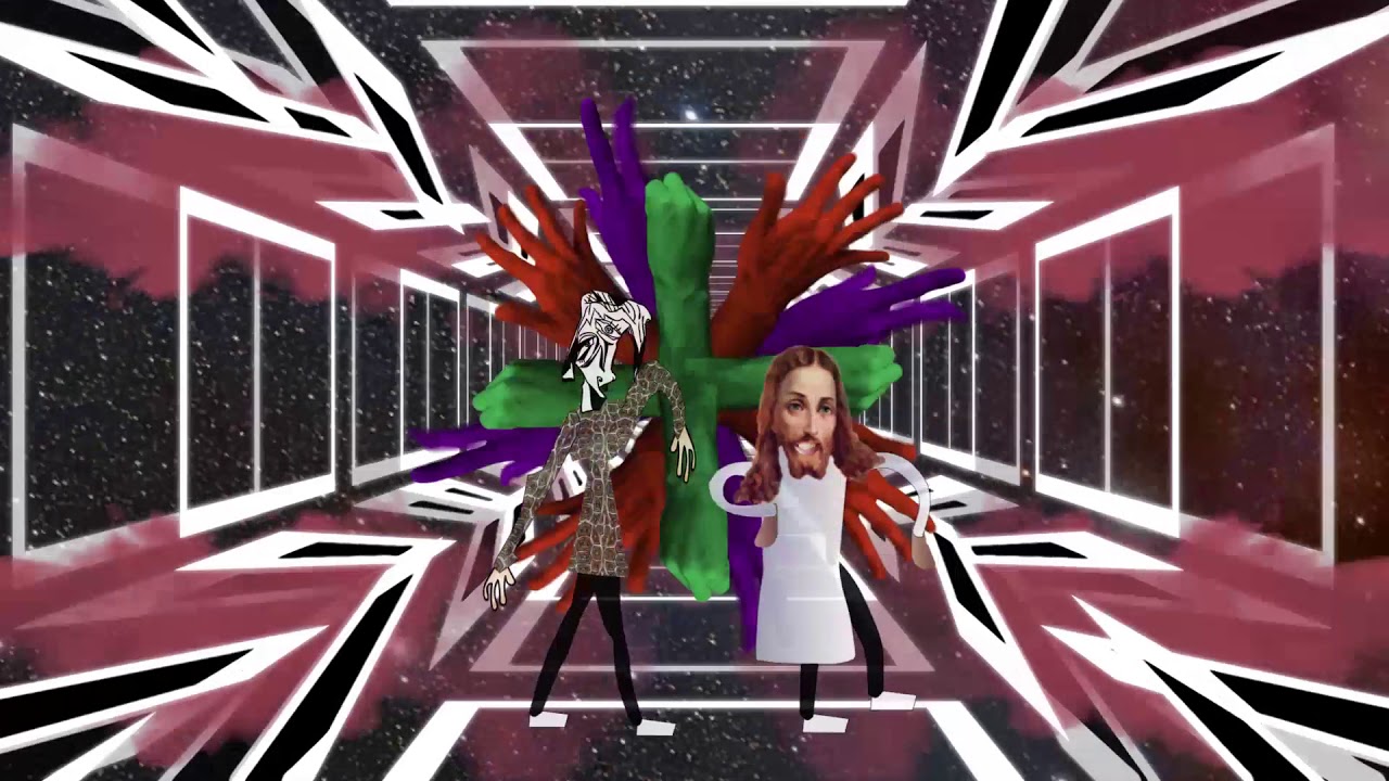 JESUS DANCING TO TECHNO - YouTube