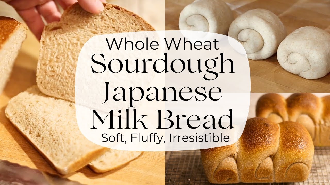 Whole Wheat Sourdough Japanese Milk Bread, aka Hokkaido Milk Bread ...