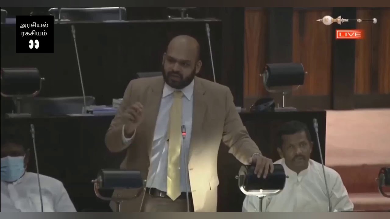 Shanakiyan - Minister Douglas Devananda | Sri Lanka Parliament December ...