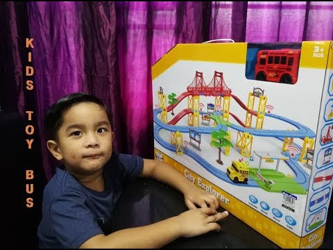 Kids TOY BUS unboxing | Toy bus videos for kids | Kid playing with toy ...