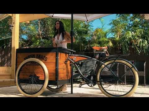 Vintage Wooden Tricycle DJ BOOTH