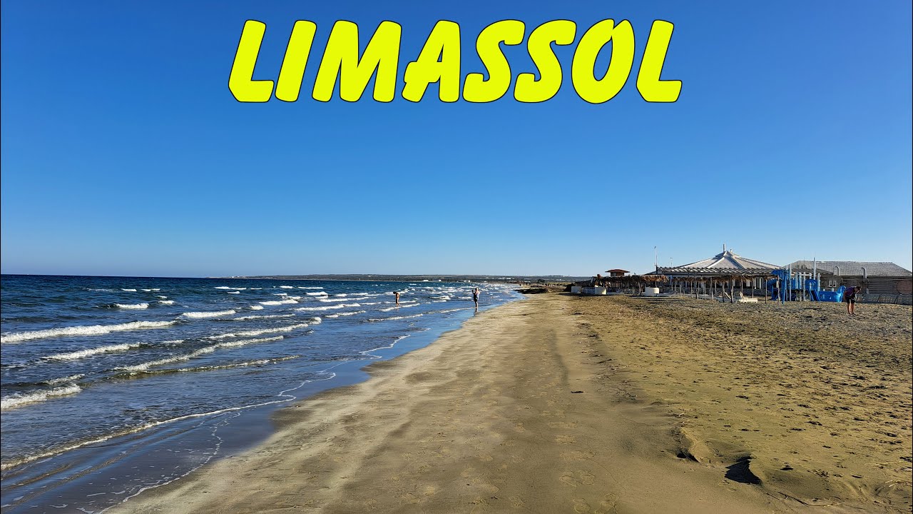 Limassol Cyprus Lady's Mile Beach - YouTube