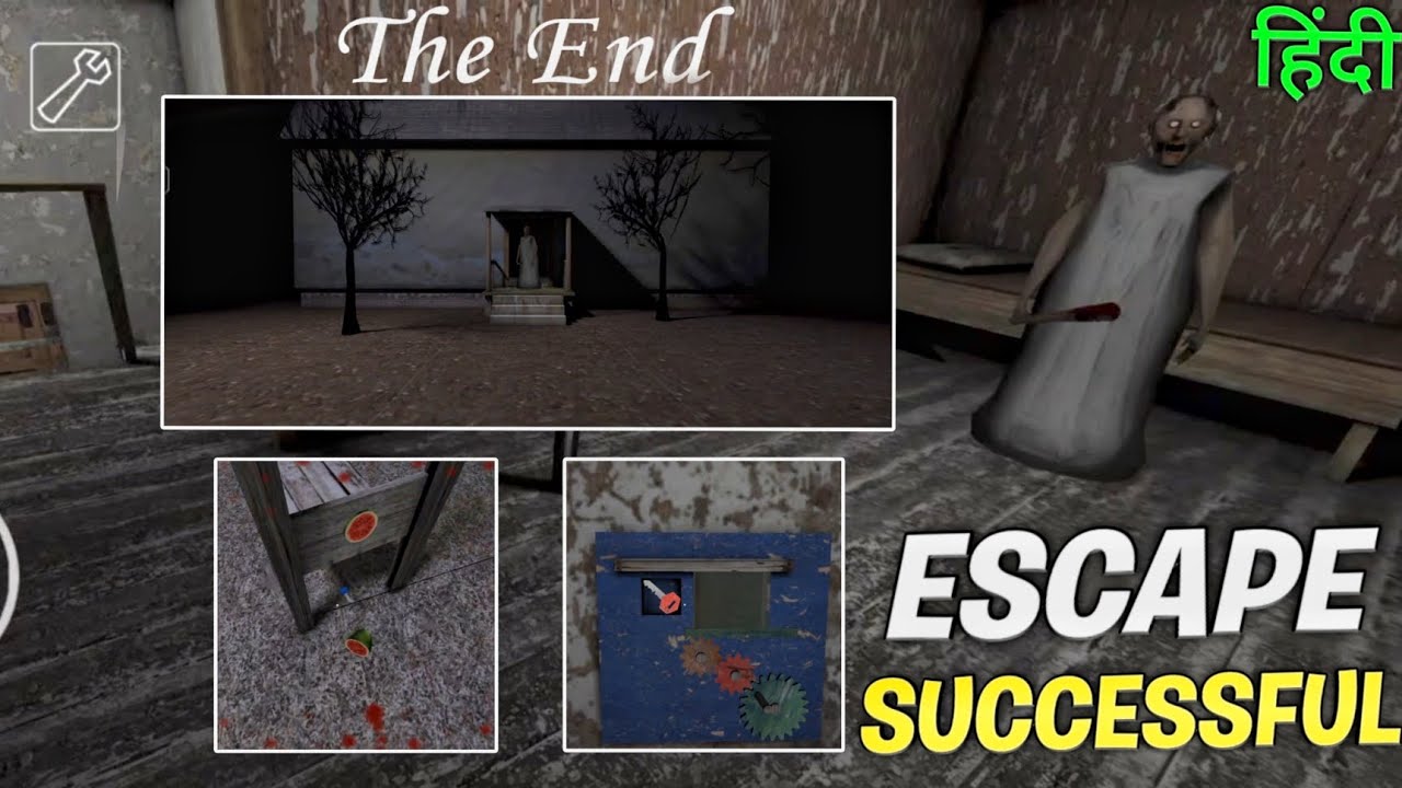 SUCESSFULL ESCAPE GRANNY | FIRST TIME PLAYING GRANNYHORROR GAME ...