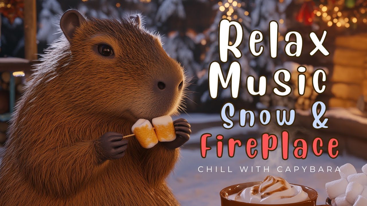 Capybara Music | Relax Music | 1 Hour | Chill | Soft Piano | Winter ...