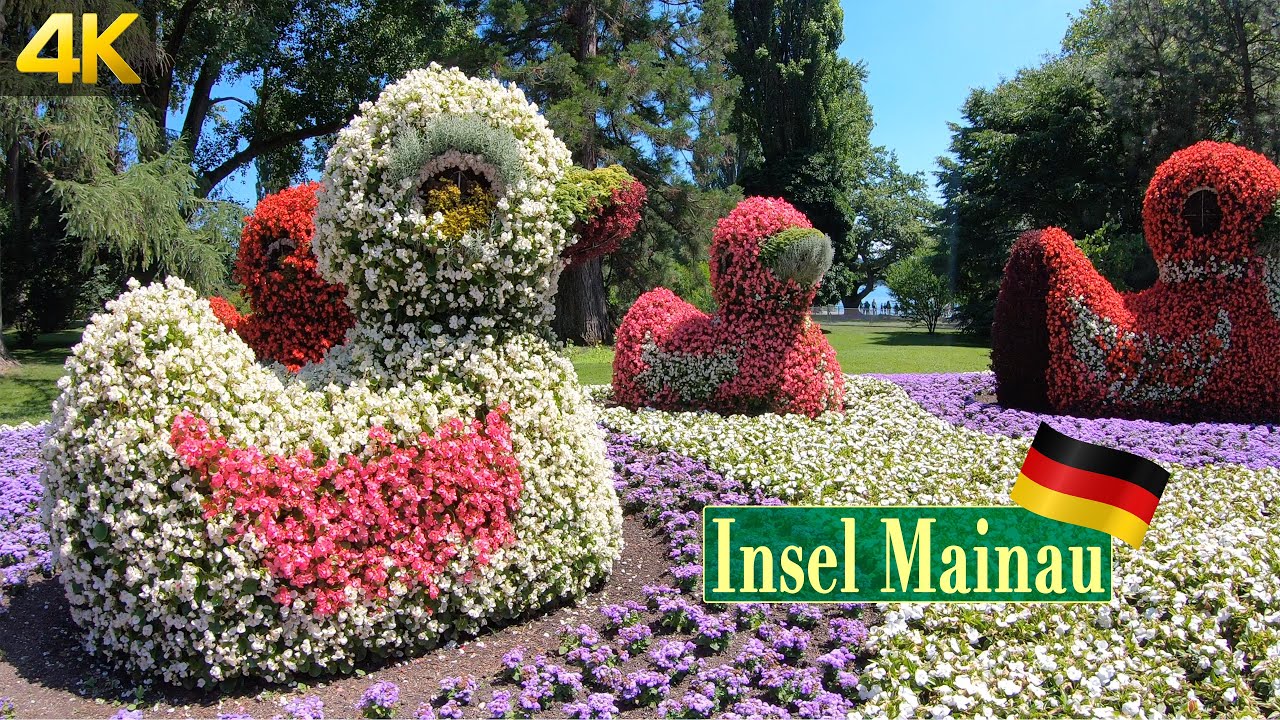 Visiting the Garden Island of Mainau in Southern Germany - YouTube