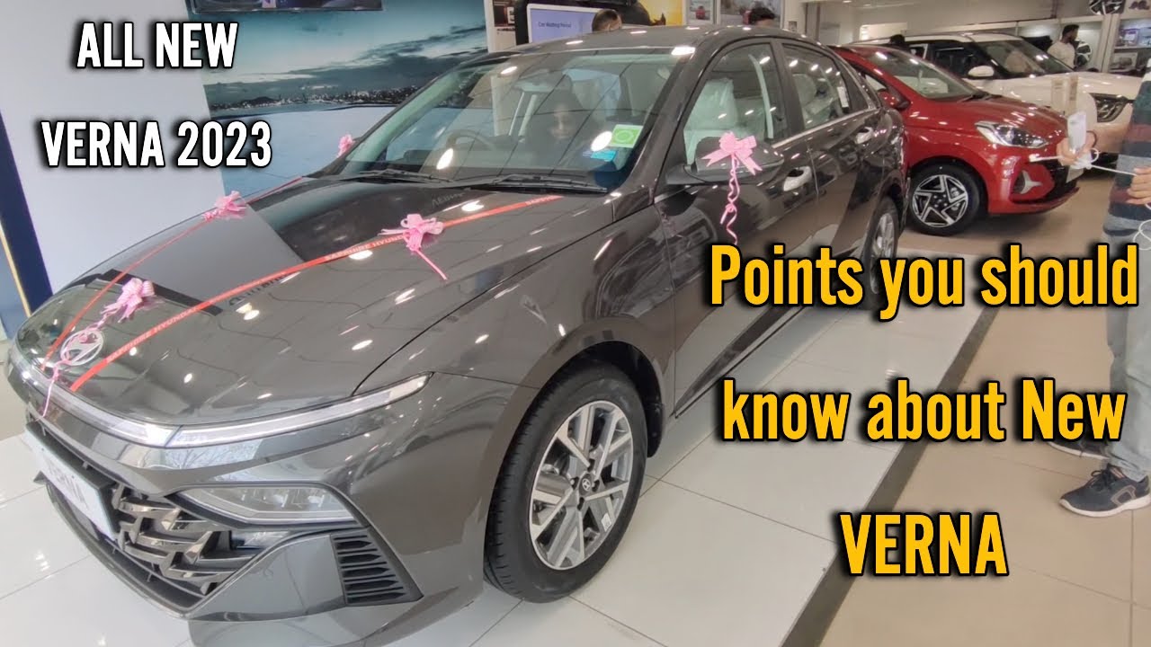 Points you should know about new VERNA | All new VERNA 2023 - YouTube