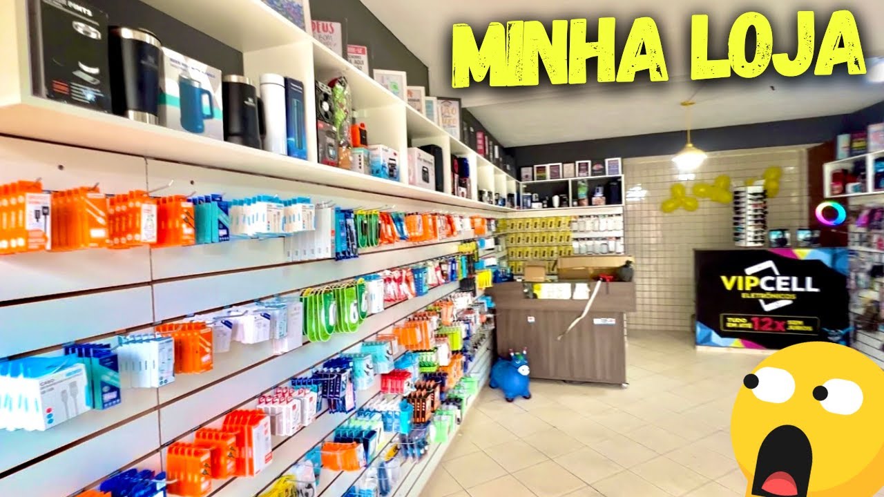 MINHA NOVA LOJA DE ELETRÔNICOS - YouTube