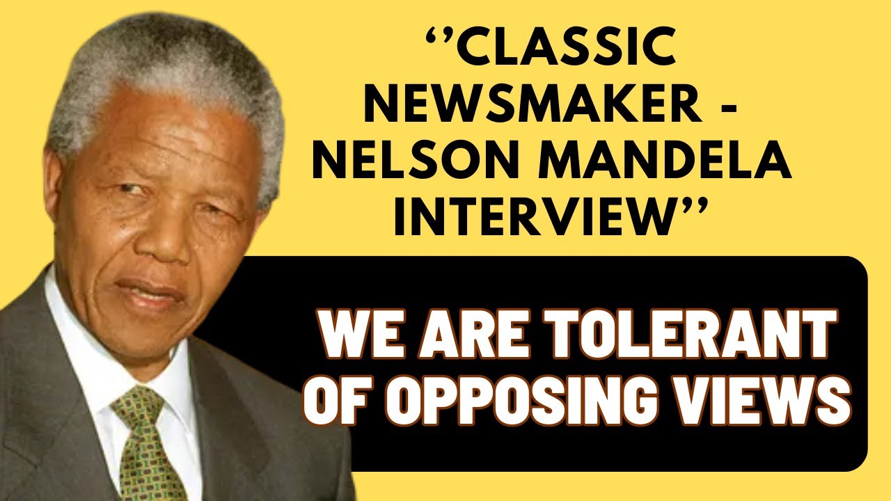 NELSON MANDELA CLASSIC INTERVIEW, 1990 - YouTube
