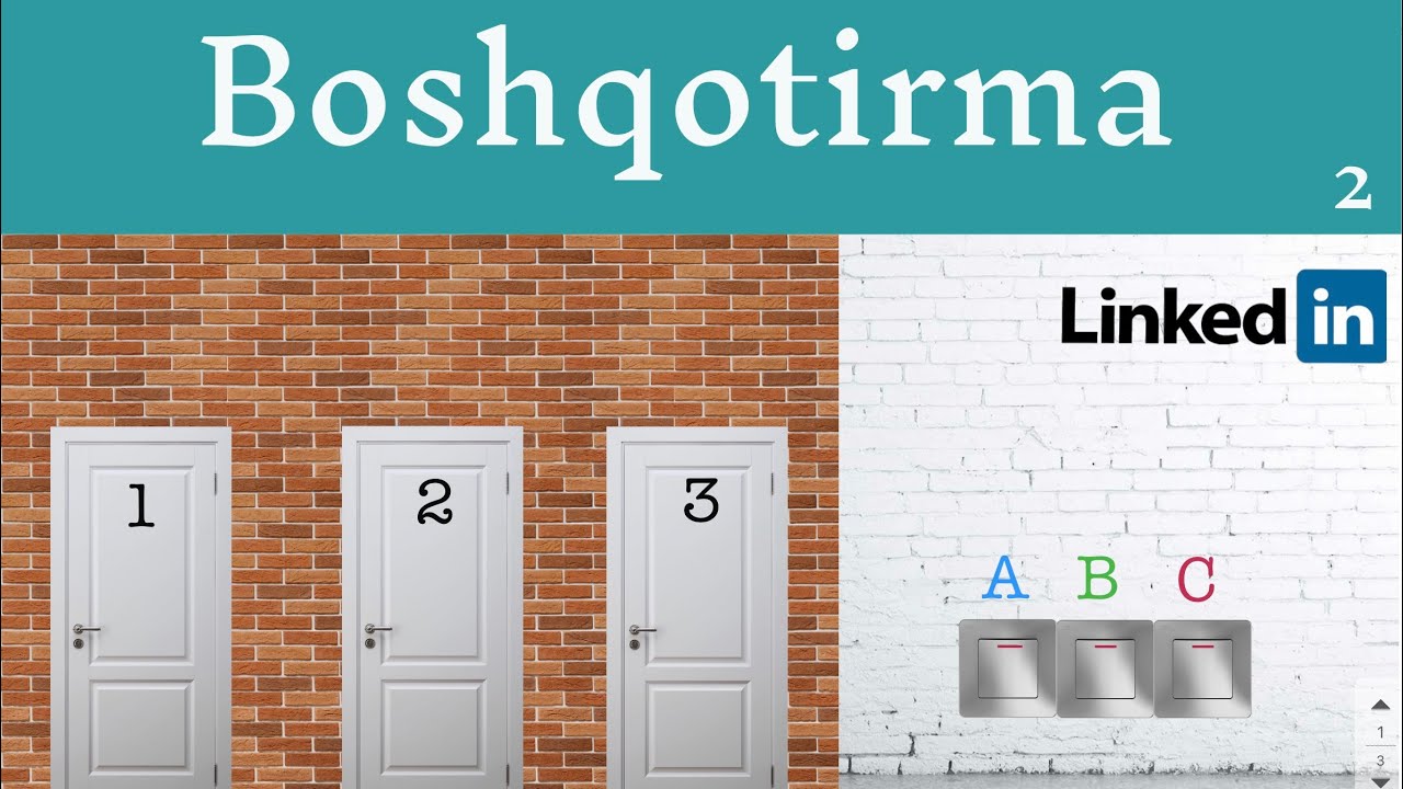 Qiziqarli boshqotirma - YouTube