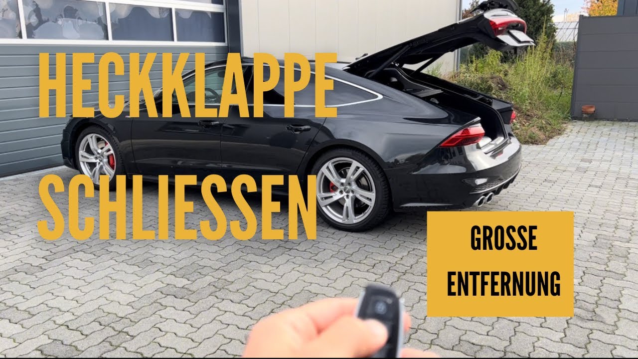 Audi A6 4K A7 C8 Kofferraum mit Funkfernbedienung schliessen große ...