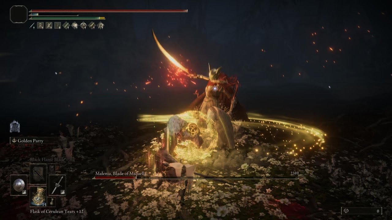 ELDEN RING - Malenia No Hit (Parry + Great Épée, No Aux, Solo) - YouTube