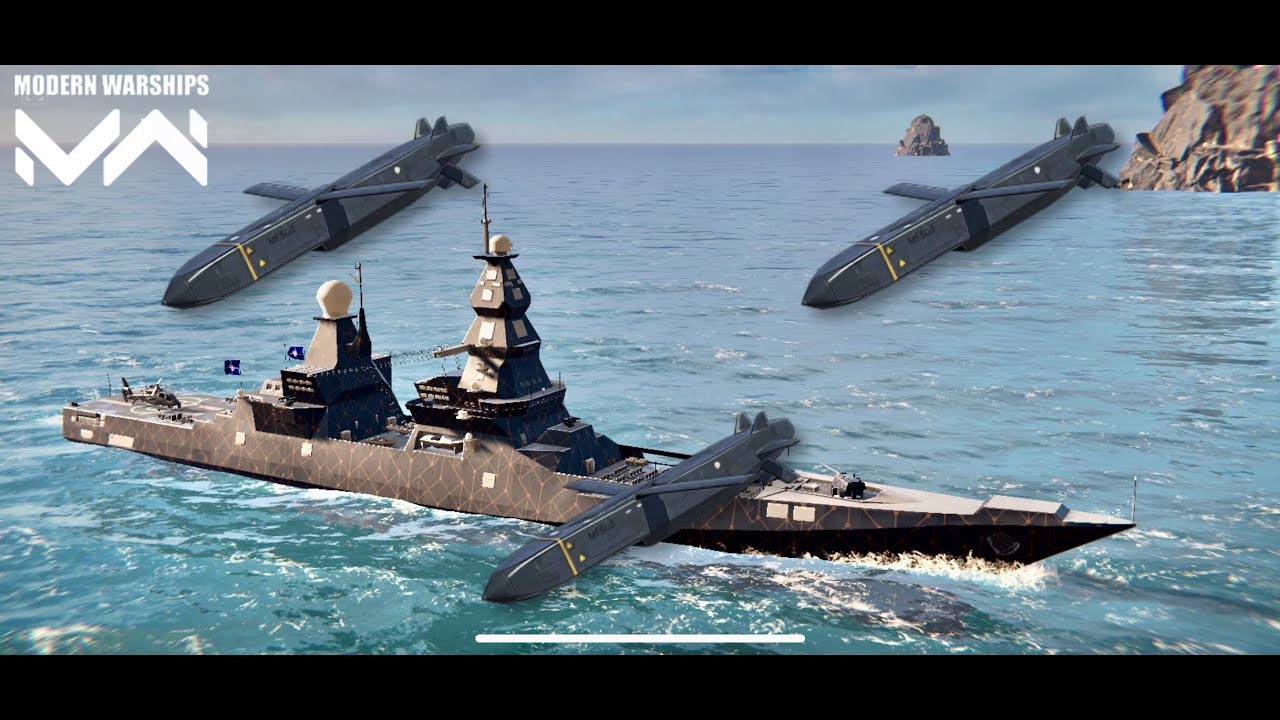 Modern Warships: RF LIDER ( Project 23560). Equipped with SCALP NAVAL ...