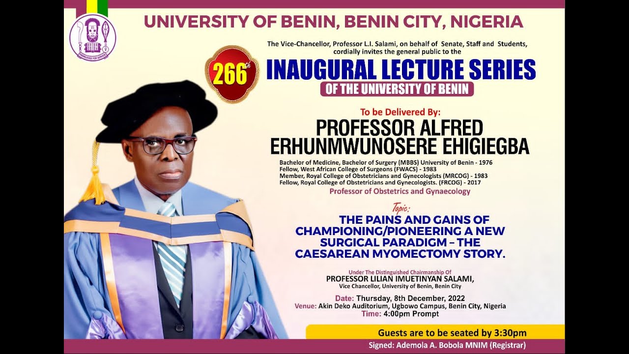266th Inaugural Lecture - Go IT