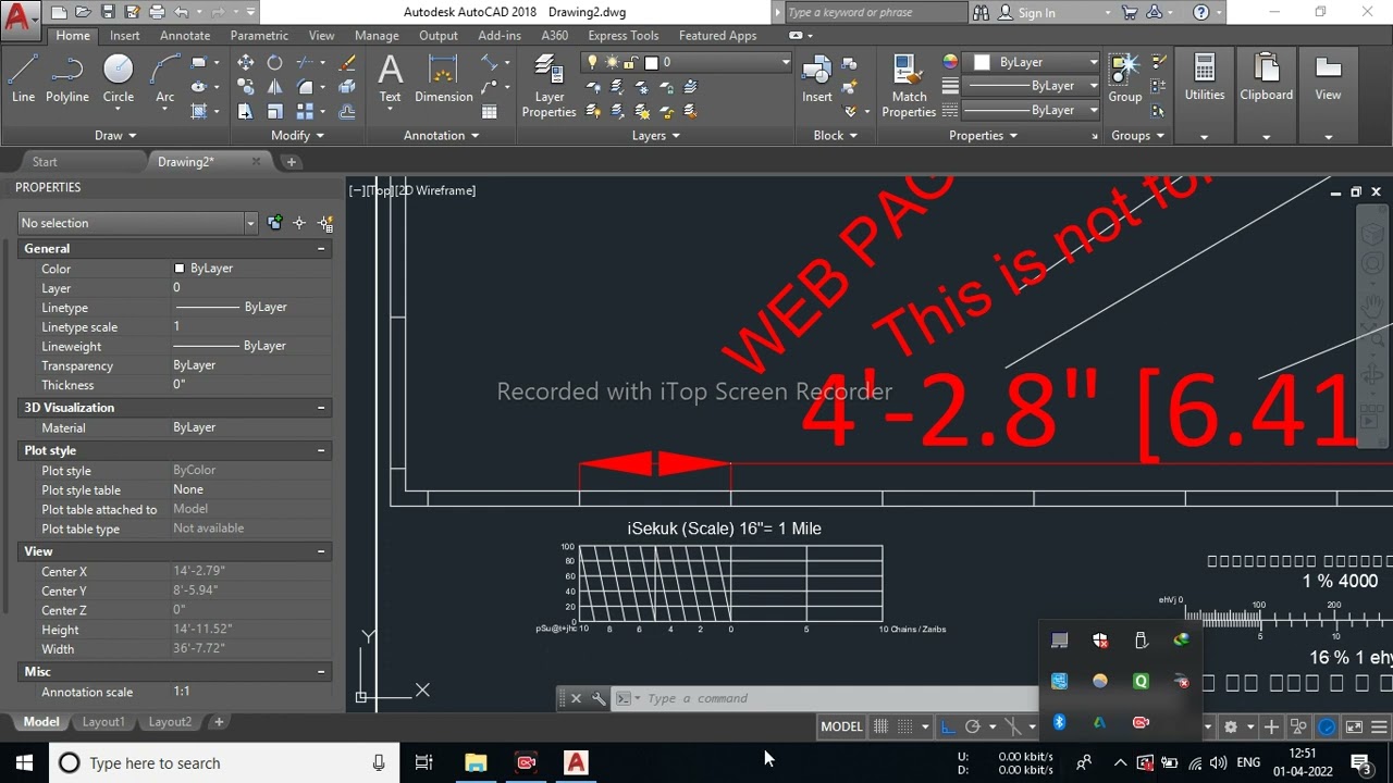 HOW TO SCALING PDF FILE IN AUTOCAD 2018 - YouTube
