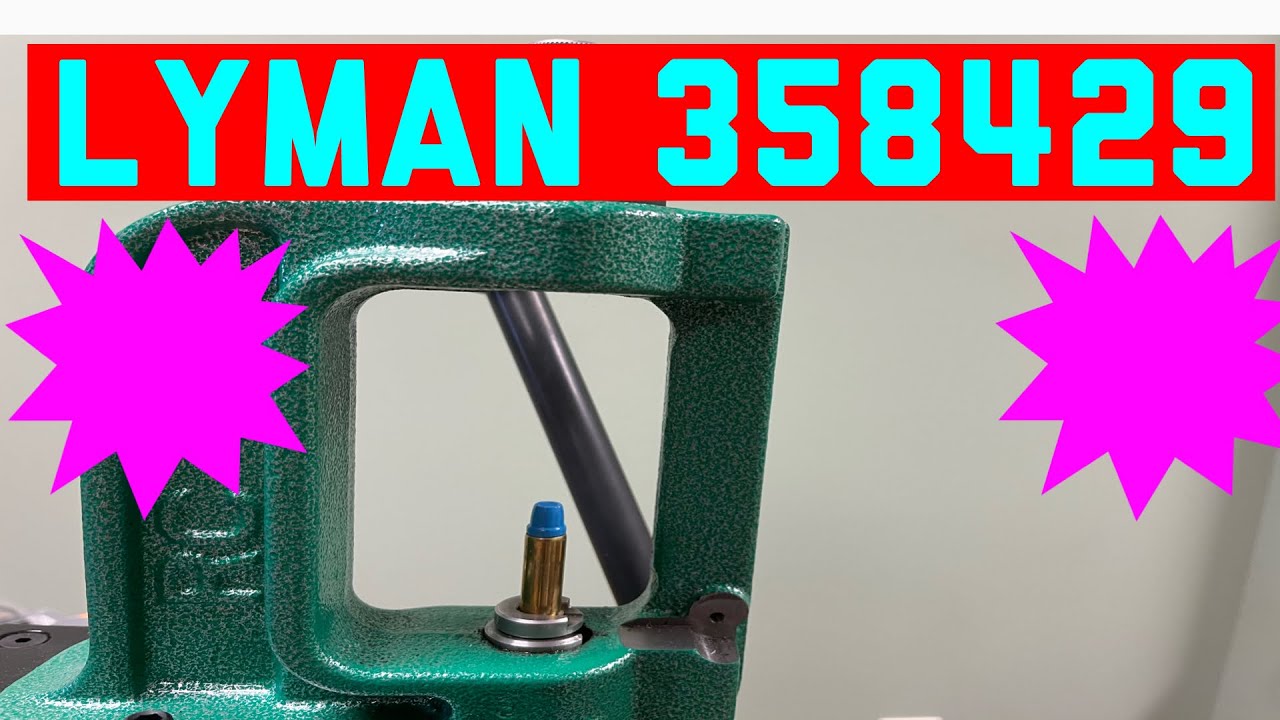 Lyman 358429 reloading and range report - YouTube