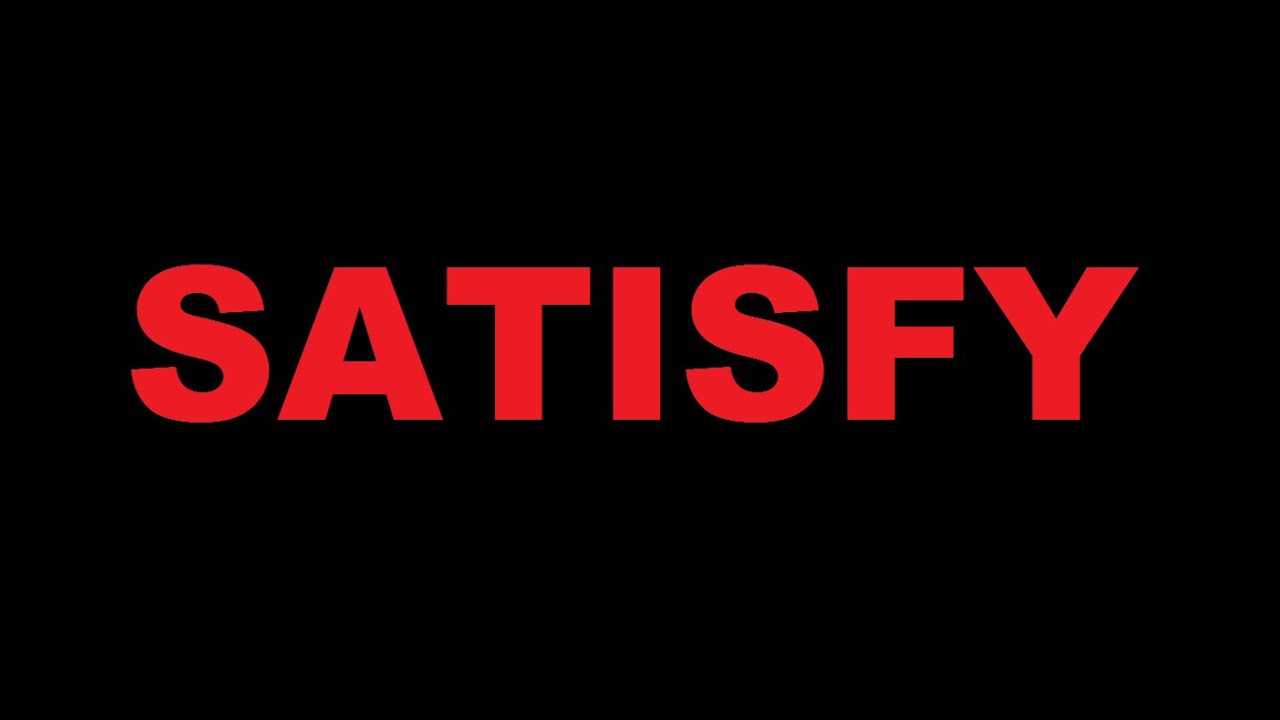 SATISFY YouTube satisfy-youtube