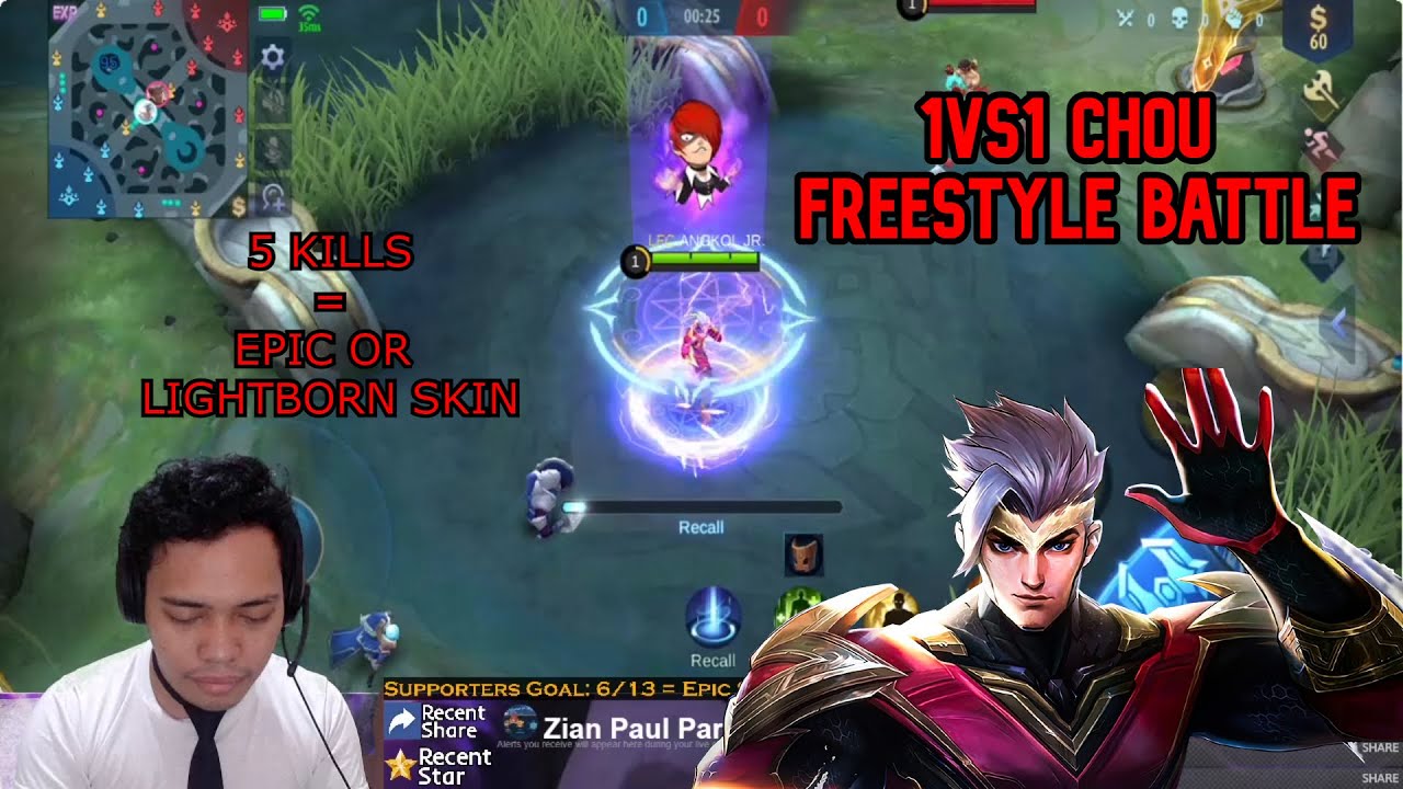 Chou Freestyle Montage 7 | 5 kills = Epic Skin - YouTube