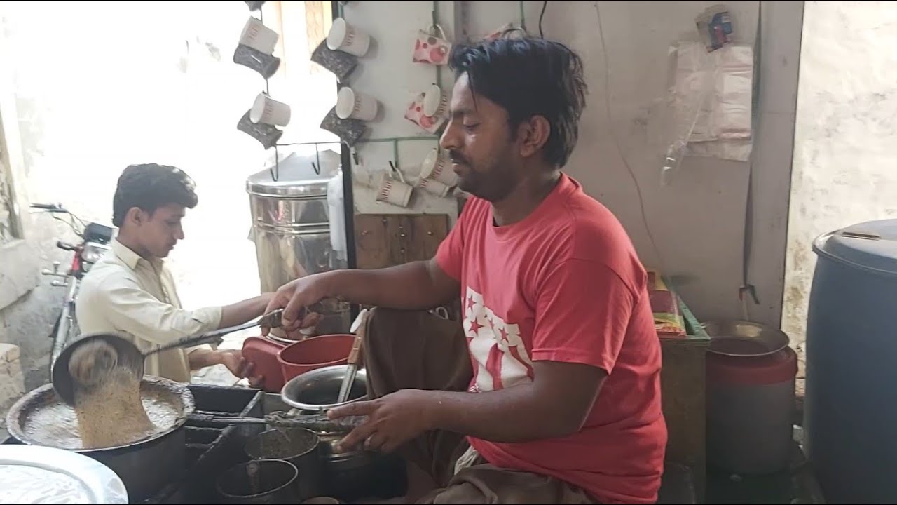 Street Food Pakistan How To Make Tasty Chai On Commercial Level Modi ...