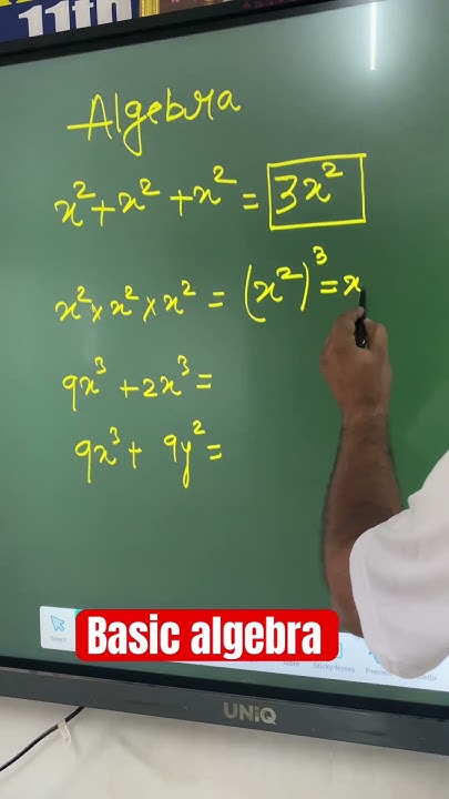 Basic algebra - YouTube