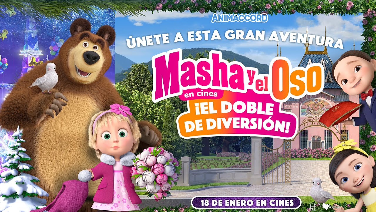 Masha y el Oso | Tráiler oficial doblado al español | Estreno 18 de ...