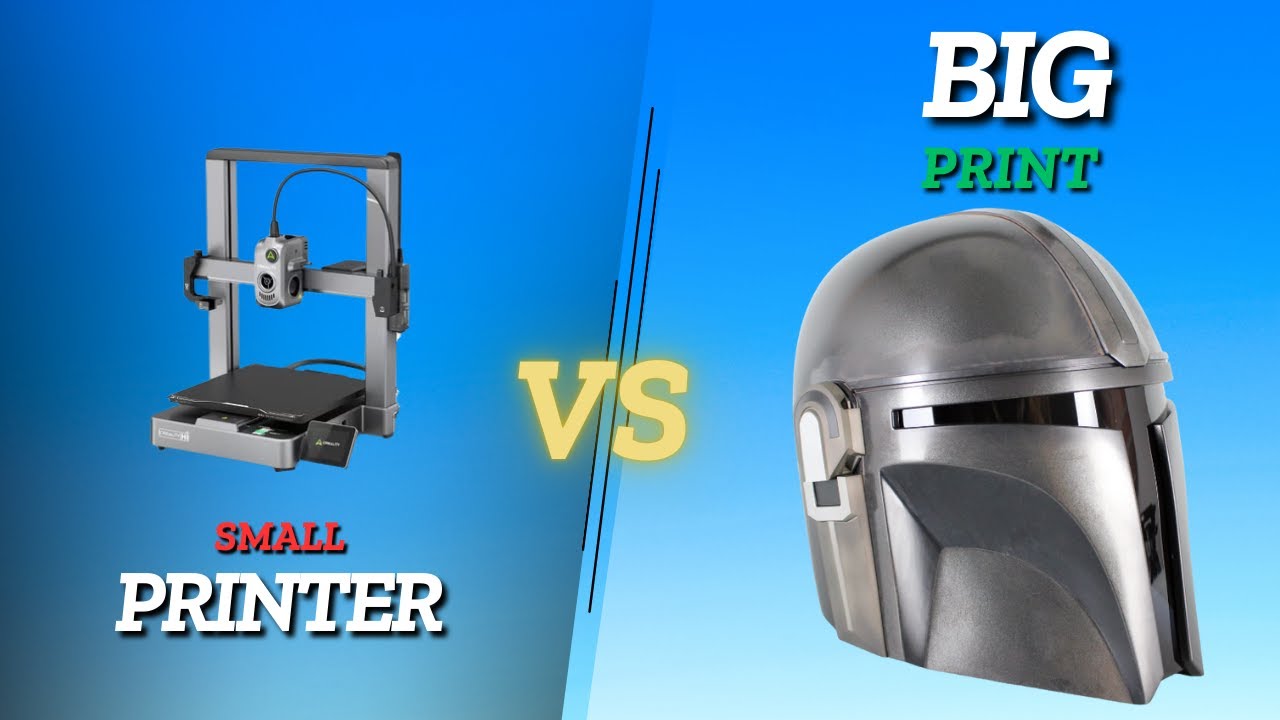 3D Printing Large Models: 2 Easy Methods Anyone Can Do - YouTube