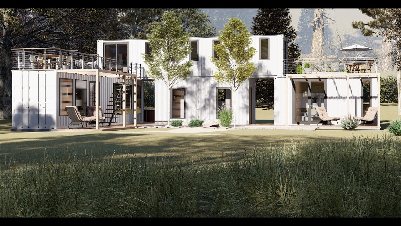 Shipping Container House | Two bedroom | Homestay - YouTube