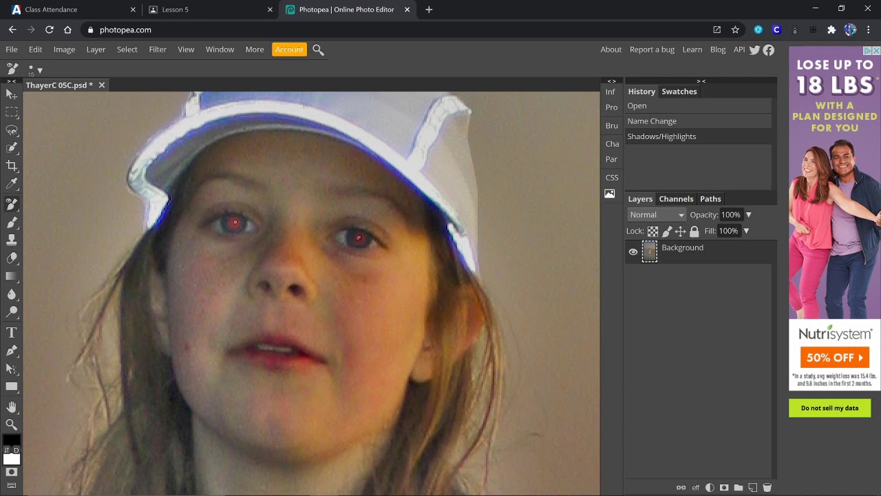 PHOTOSHOP/PHOTOPEA LESSON 5C - YouTube