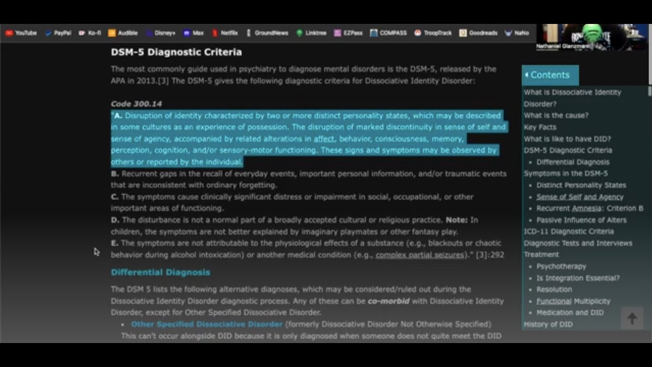How to Write Characters With Dissociative Identity Disorder (DID) - YouTube