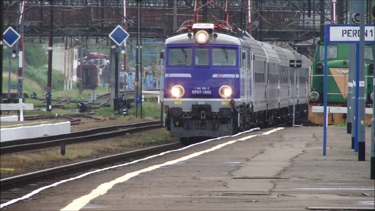 EP07-1052 z TLK 18104 Rybak do Szczecina Głównego + zapowiedź / Słupsk ...