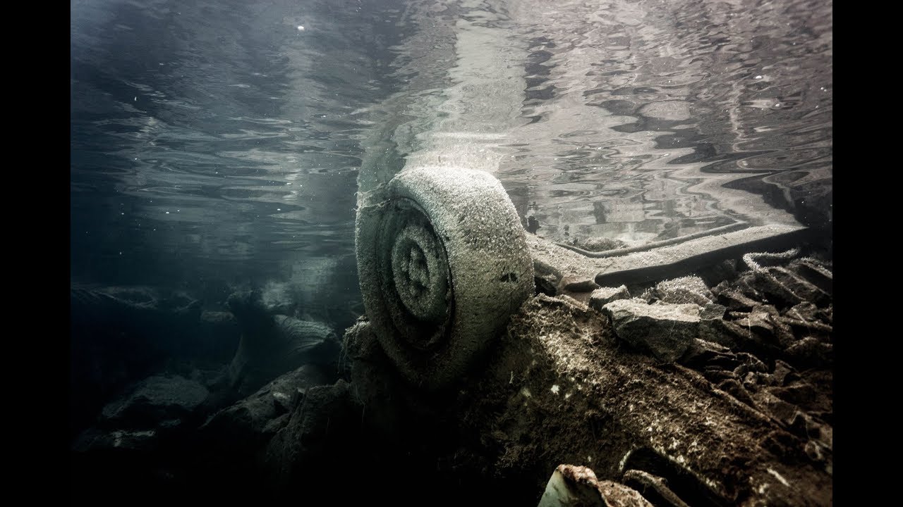 Scuba diving Gruvberget, Djura, Sweden - YouTube