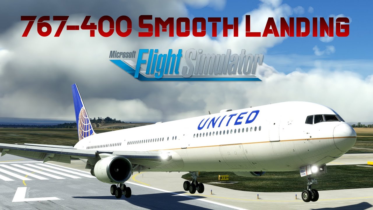 767-400 Smooth Landing in Denver! - MSFS 2020 - YouTube