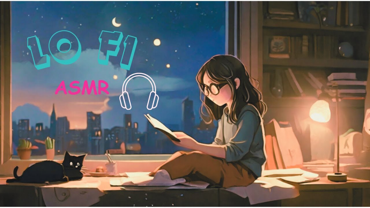 Lo Fi ASMR vibes (Lo fi with natural sound for ASMR ) / 편한 음악, 과제 & 야근 ...
