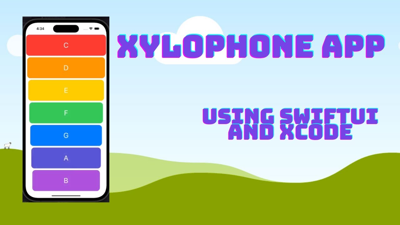 Ios Xylophone App Using Swiftui And Xcode Youtube