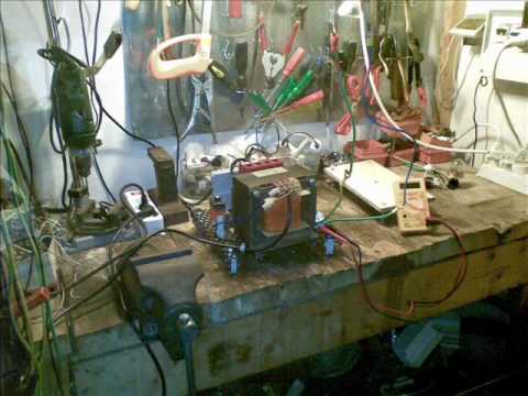 Overunity Transformer 2010 - Transformer from 600 VA - YouTube