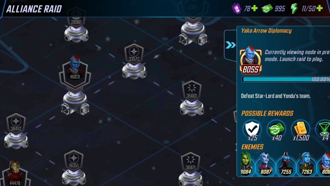 Level 40 Raid Battlemap w/ Boss Node Details - YouTube