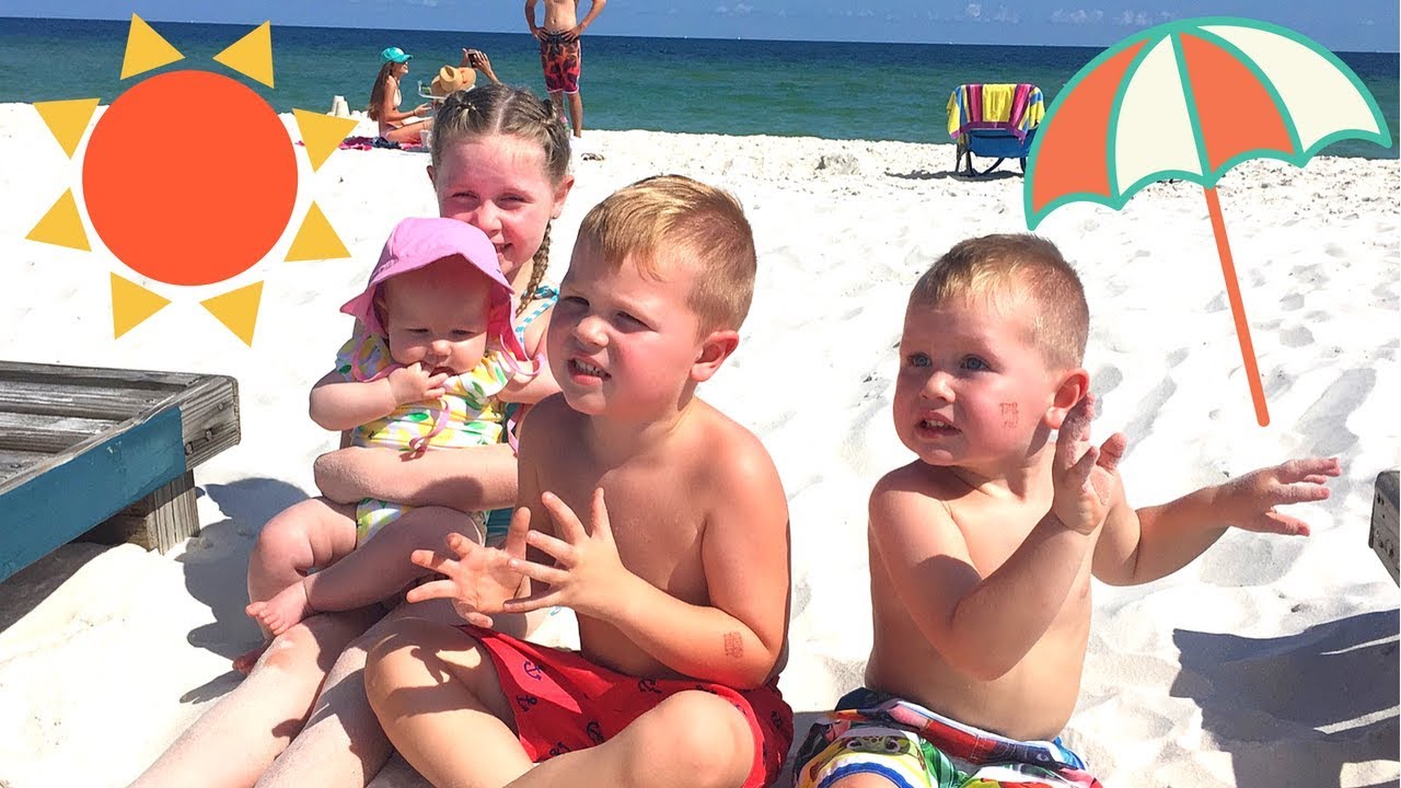 ORANGE BEACH FAMILY VACATION ⛱ // KIDS FIRST TIME AT THE BEACH 🏝// 2018 ...