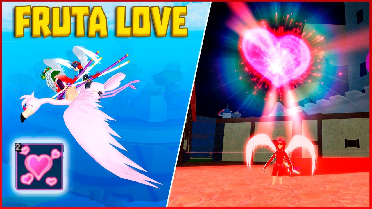Testei a NOVA fruta LOVE e o EVENTO VALENTINE no Blox Fruits do Roblox ...