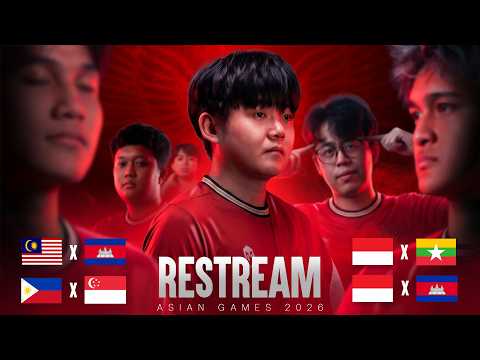 INDONESIA VS MYANMAR & CAMBODIA, MALAYSIA VS CAMBODIA & VIETNAM, ASIAN GAMES 2026 QUALIFIER !