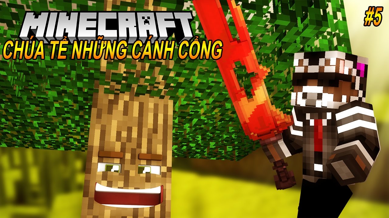 Oops Channy Minecraft | Chúa Tể Những Cánh Cổng - Tập 5: MA CÂY - YouTube