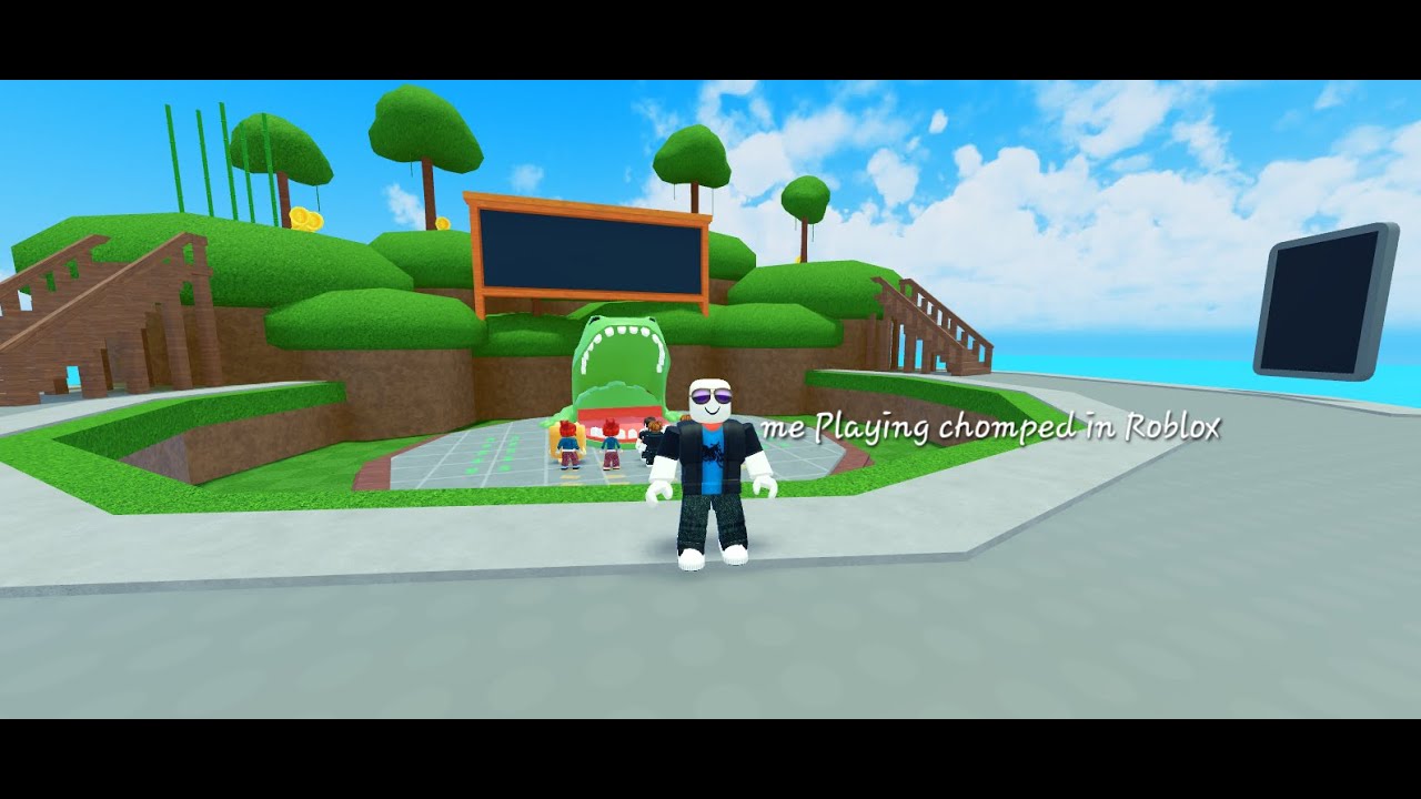Me Playing chomped in Roblox - YouTube
