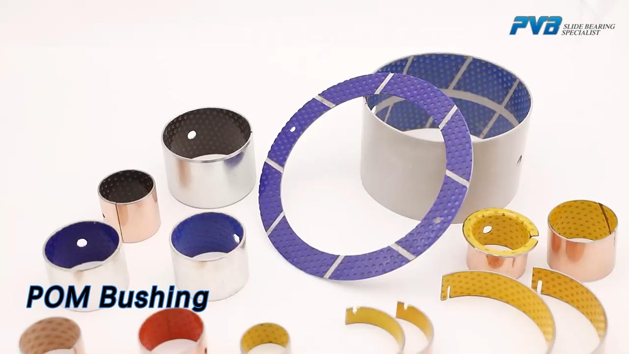 Steel Back POM Bushing DX Bearings Composite Cylindrical Wear Resistant ...