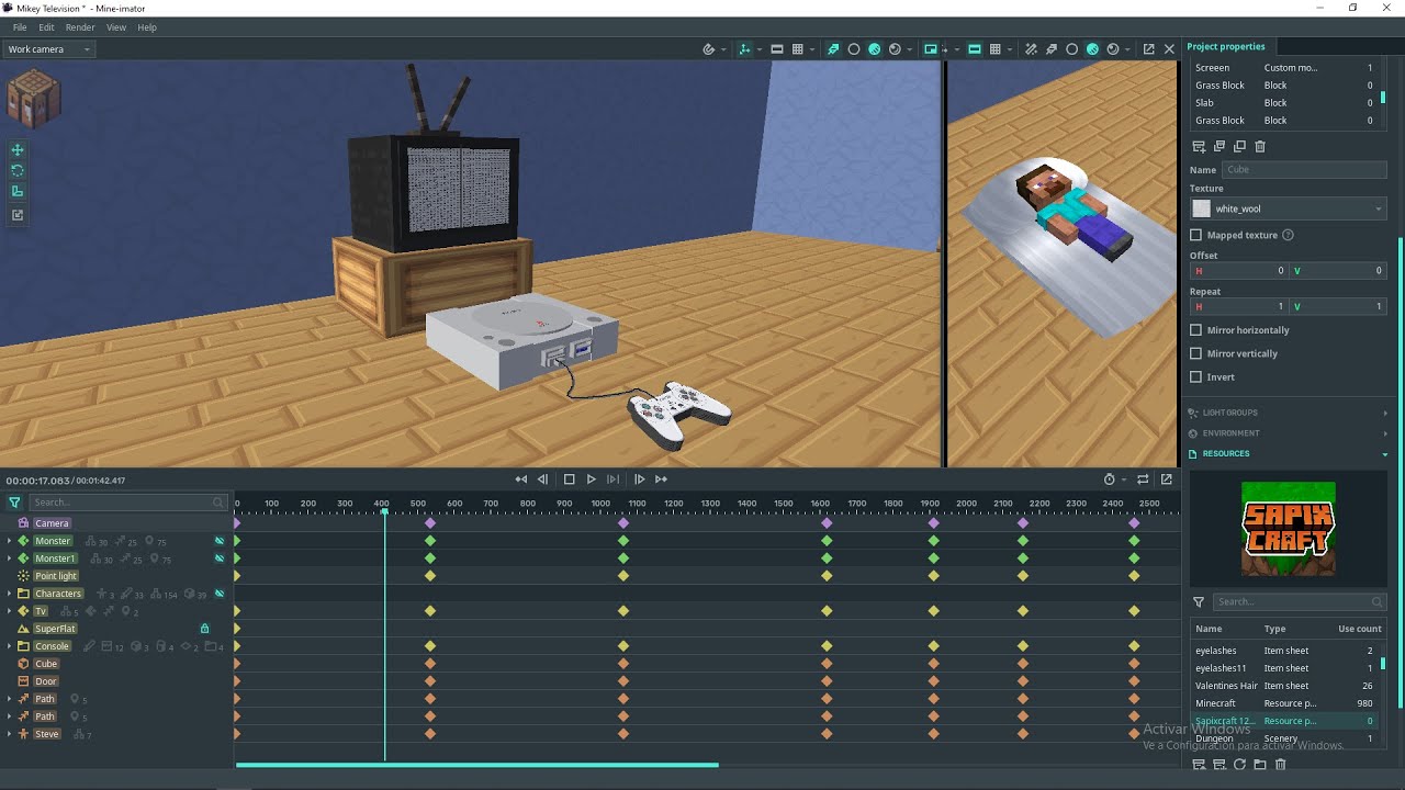 How to Create Minecraft Environments for Animation in Mineimator # ...