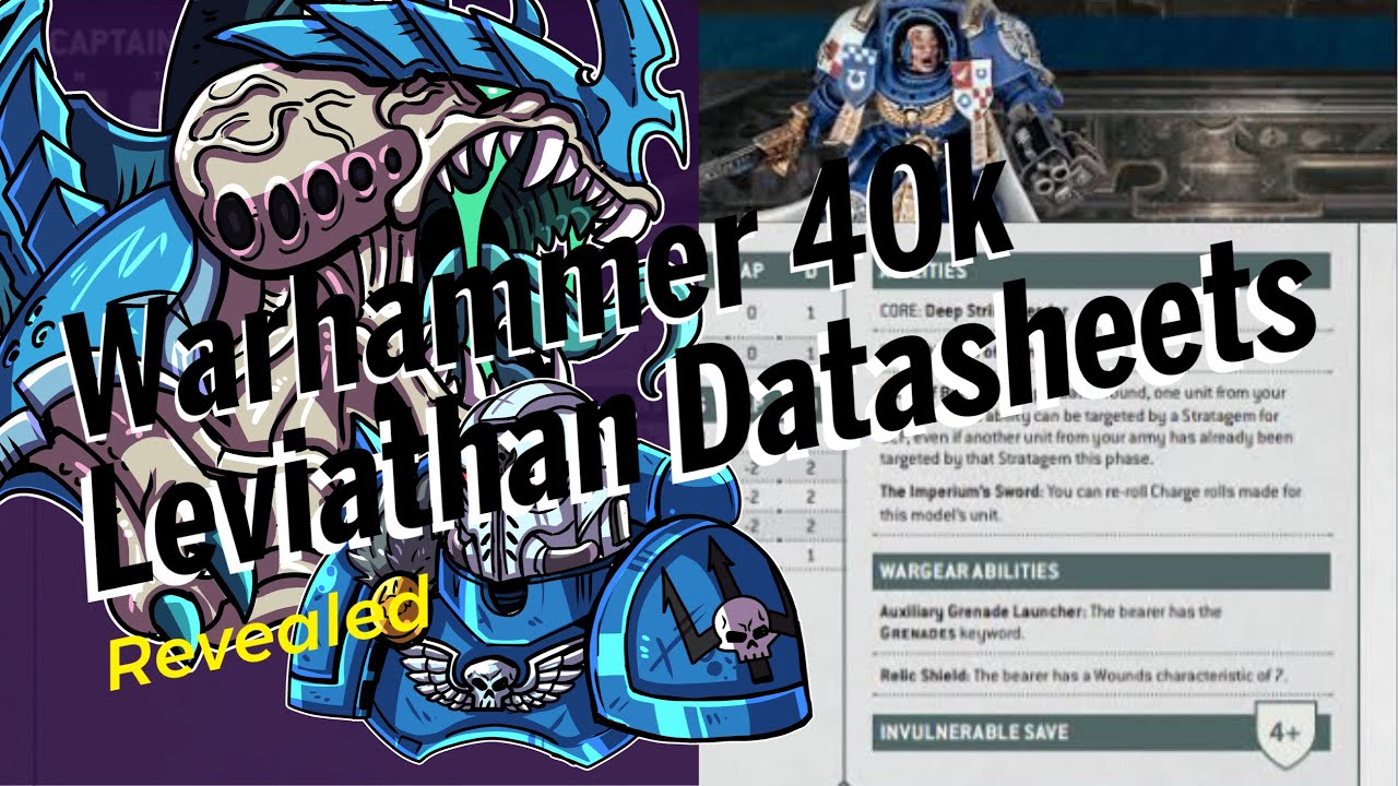 First Look At Warhammer 40,000 Leviathan Datasheets! - YouTube