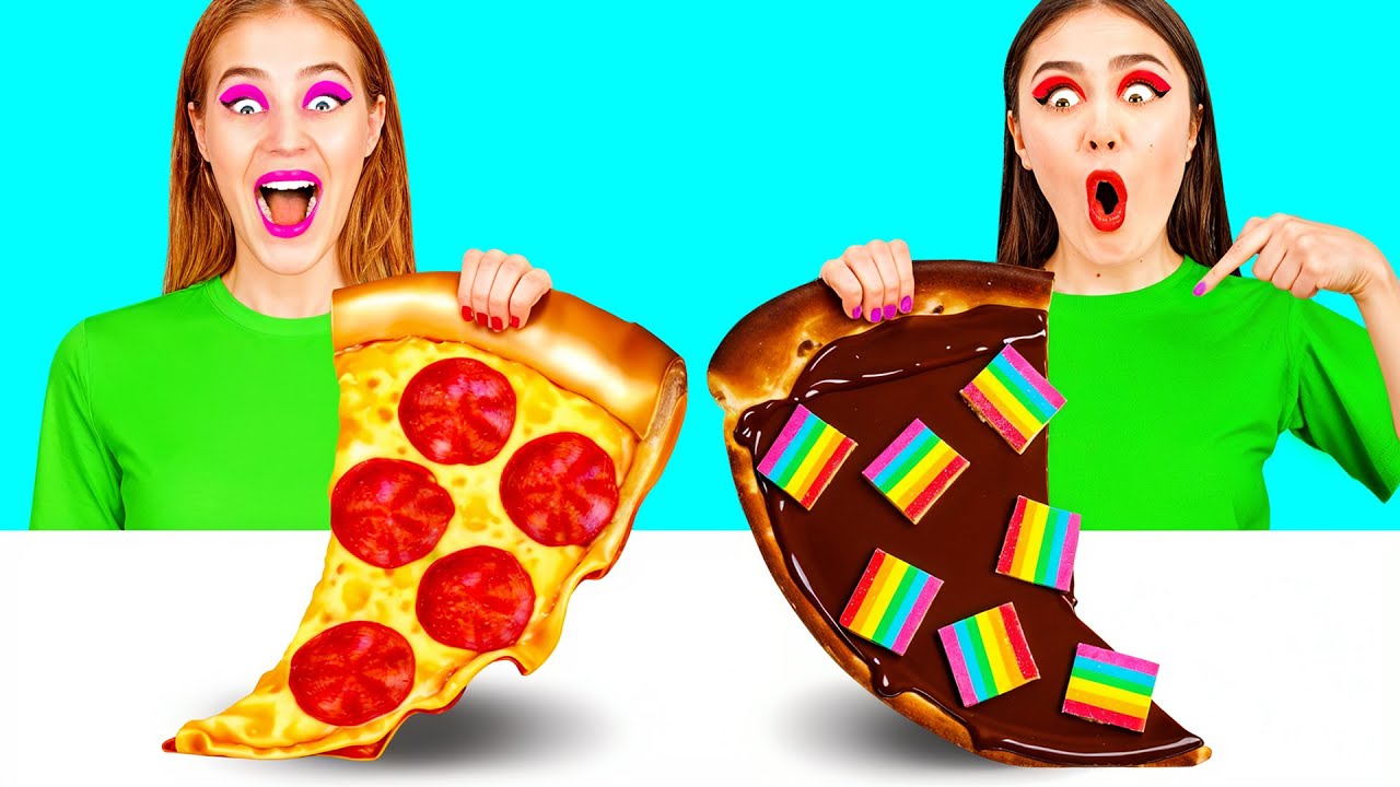 Pizza Dekorieren Challenge | Leckere Küchen-Hacks von Fun Fun Challenge ...