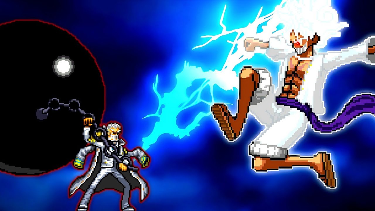 Monkey D Garp V3 (New) VS TC Luffy (all form) in Jump Force Mugen - YouTube