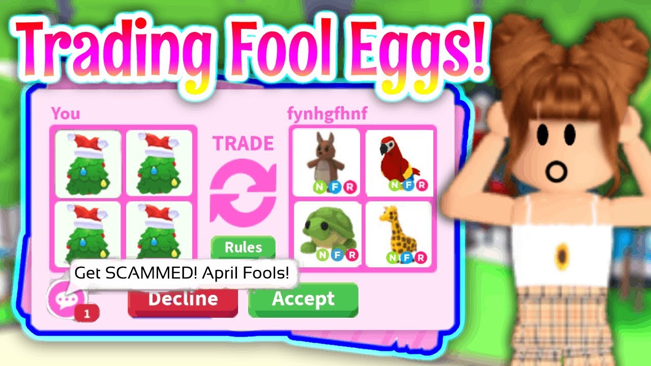 TRADING *FOOL EGGS* 🤣 To See WHAT People OFFER FOR THEM! 🎄(Adopt Me ...